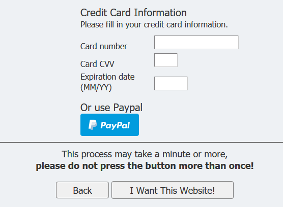 WebsitesForTrainers - Signup